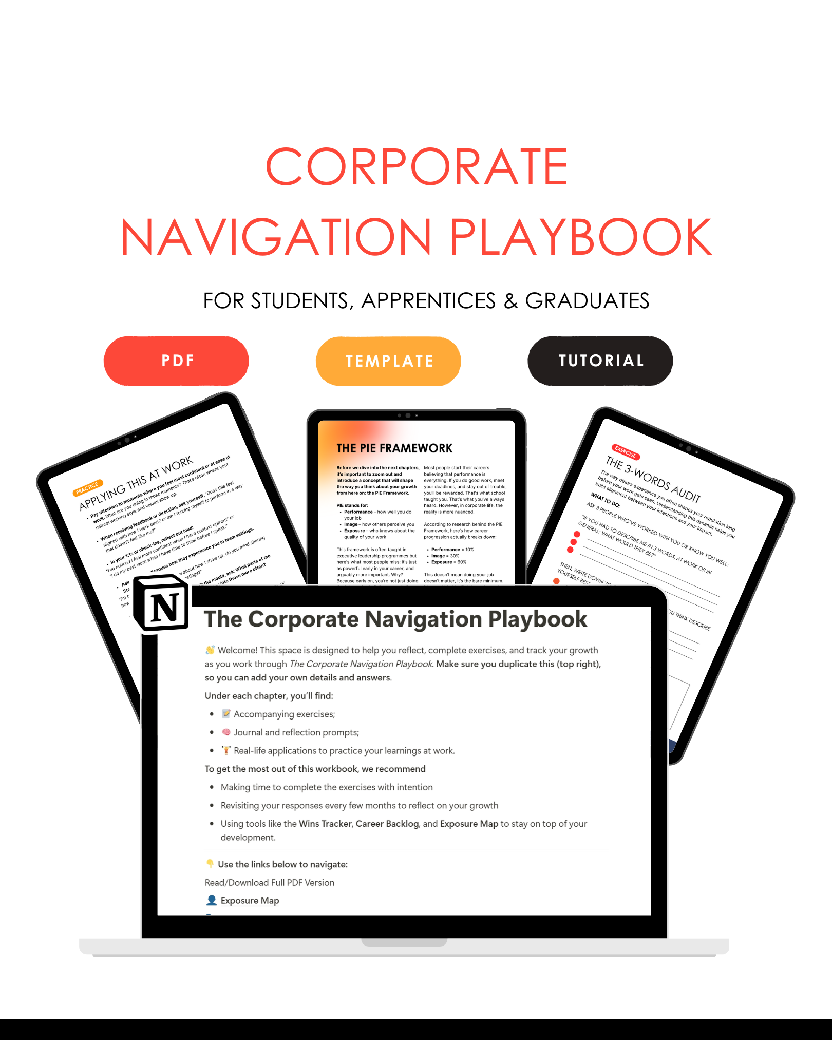The Corporate Navigation Playbook (PDF & Notion Workbook) - The Land ...